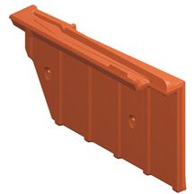 MONIER - Tuile Postel 20 - terre cuite - vieilli masse - 407x247 mm ...