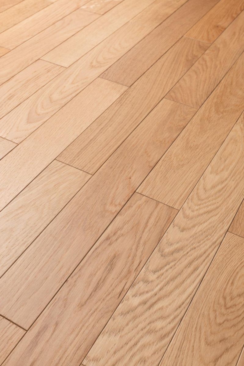 HUOT PARQUET - Parquet massif 10 mm inspiration chêne PR verni mat 10 x 70 x 490 mm 20879 | POINT.P