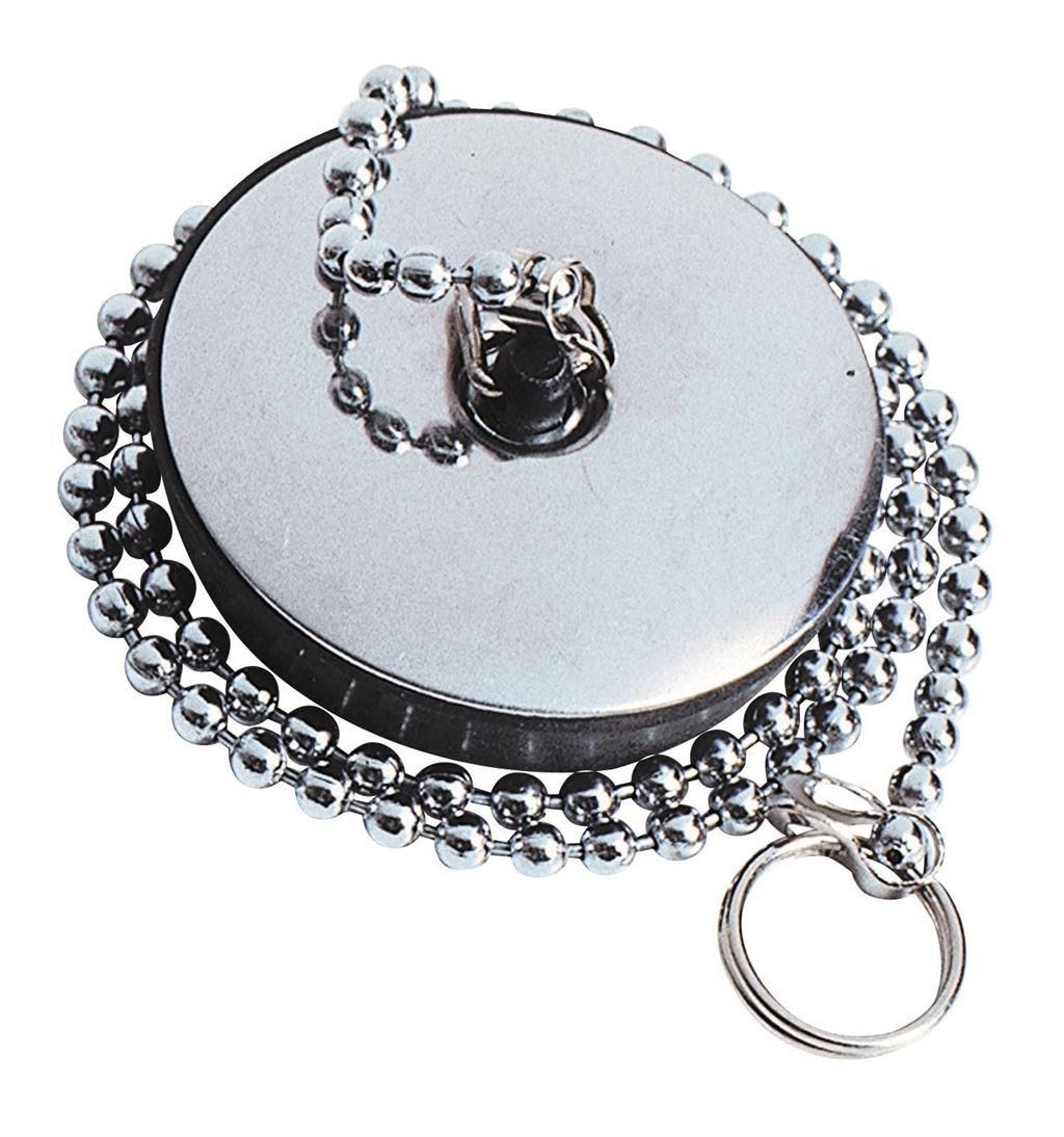 WIRQUIN - Bouchon D52 avec enjoliveur, chainette 300mm et anneau Réf ...