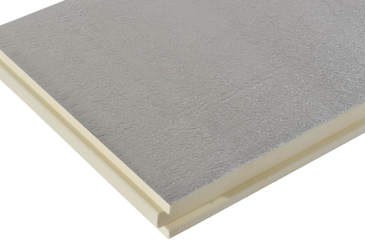 IKO INSULATIONS - Panneau d'isolation PIR IKO Enertherm aluminium 50 TG ...