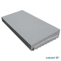 Chaperons de mur plat ou à pente - béton / pierre | POINT.P