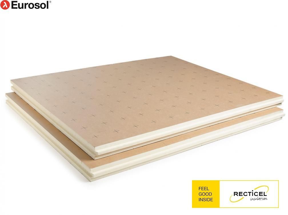 RECTICEL - Panneau polyuréthane Eurosol épaisseur _20mm 1,2x1,0m R=0,90 ...