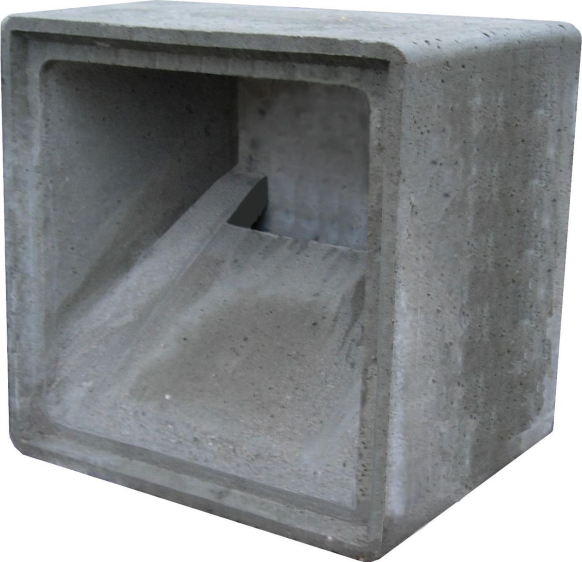 ALKERN - Regard béton siphonné 50x50 int, 58x58 ext, Hauteur 44cm 20296 ...