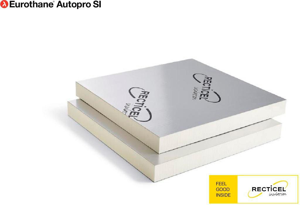 RECTICEL - Panneau isolant polyuréthane Eurothane Autopro SI épaisseur ...