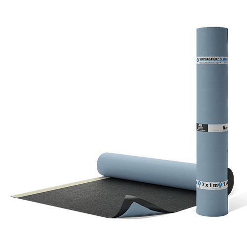 SOPREMA - Etanchéité auto-adhésive Soprastik SI Unilay ardoise gris Soprema rouleau 7 x 1 m