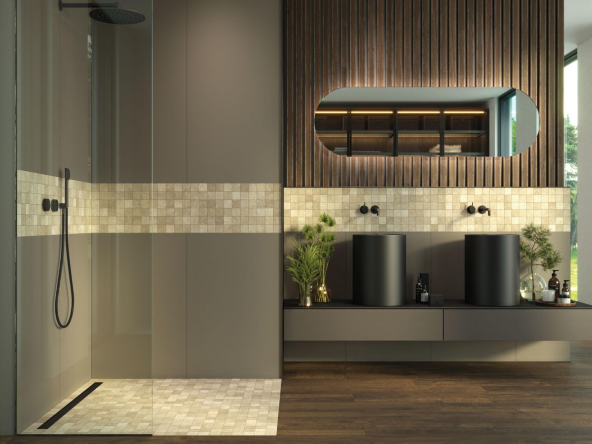 BARWOLF - Carrelage sol/mur grès cérame Ontario - ref KEG-23111 - beige ...