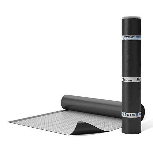 SOPREMA - Chape souple d'étanchéité Sopralast 50 TV Alu - rouleau de ...