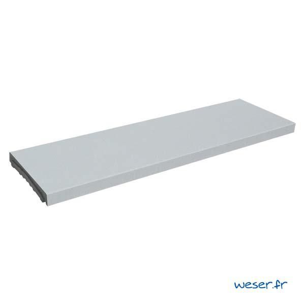 WESER - Chaperon de mur plat Optipose - gris - 99x30x4 cm | Point.P