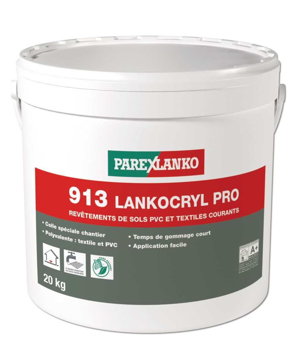 PAREXLANKO - Colle acrylique pour sols PVC 913 lankocryl pro 20 kg ...