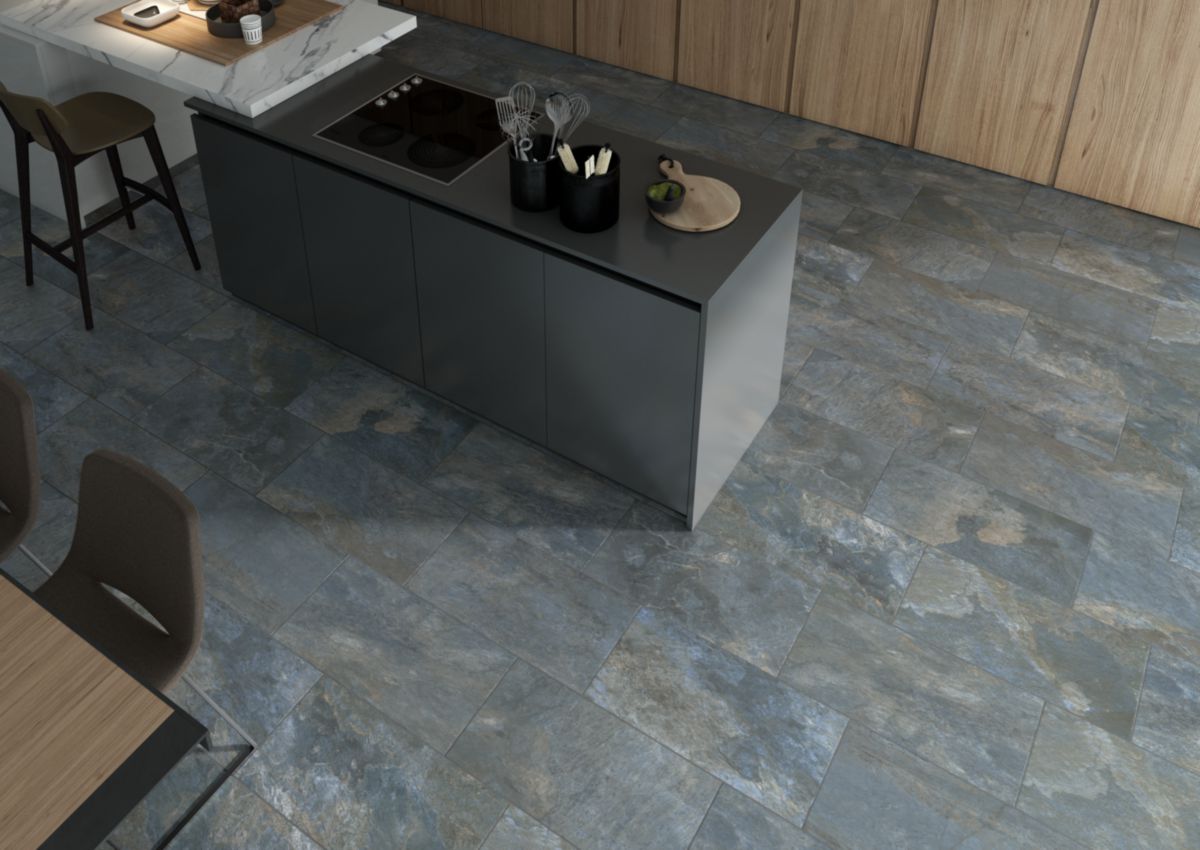 CINCA - Grès cérame émaillé Cinca Splash Slate Bleu 15 x 15 cm 9444 ...