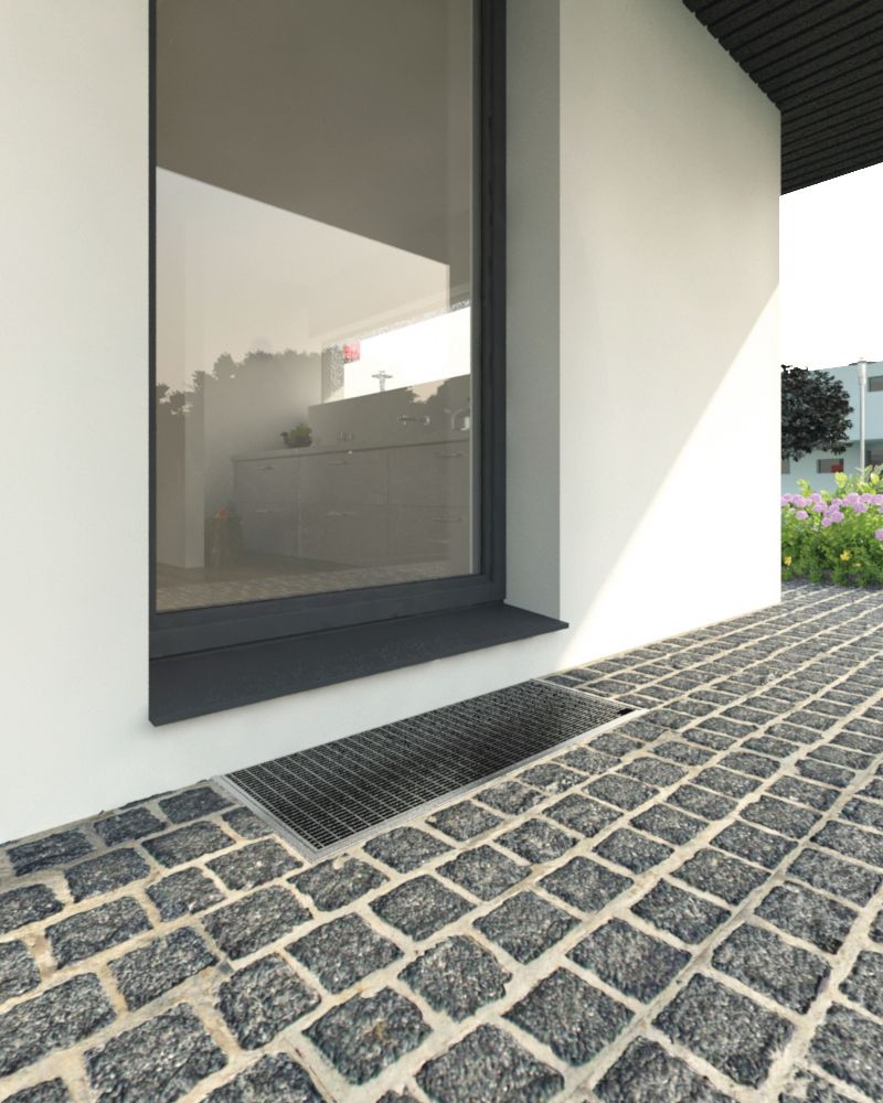 ACO - Courette d'aération à grille maille de 30x30 40x20x40cm 35619 ...