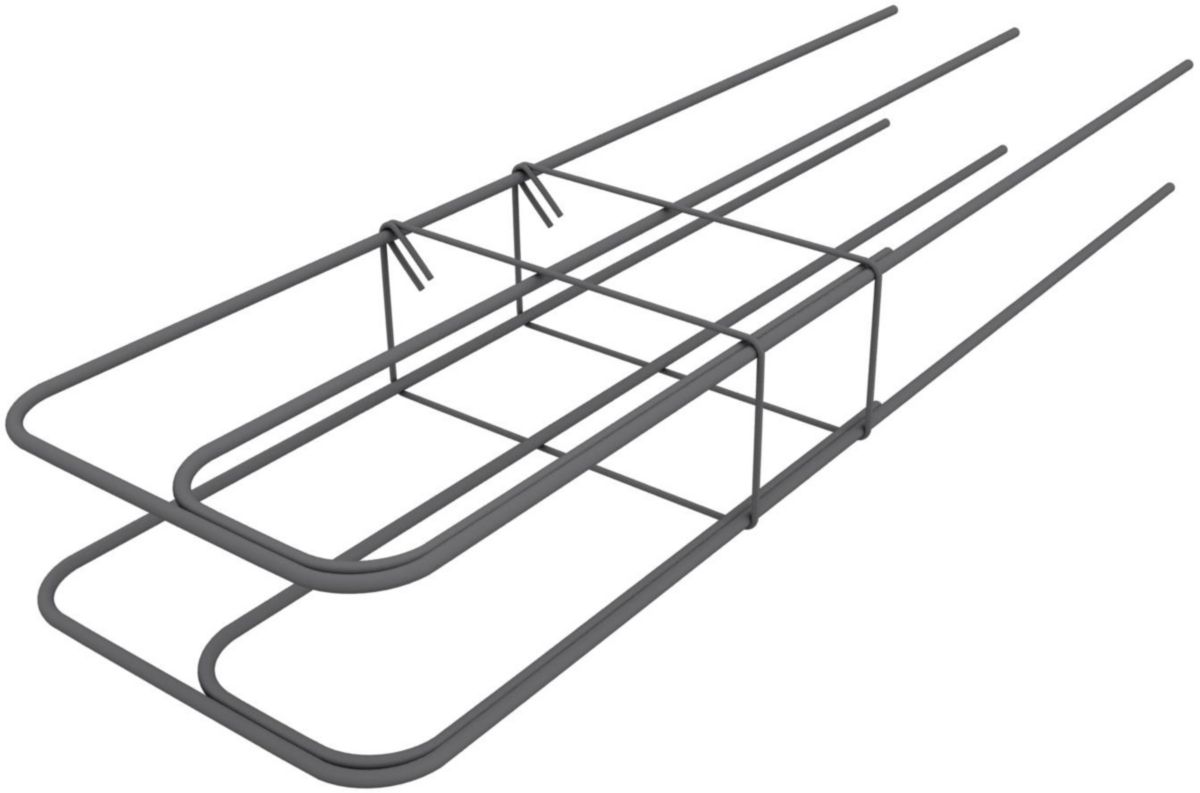 FIMUREX - Armature de liaison d'angle assemblée zone 3 - 6HA10 + HA5 ...