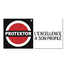 PROTEKTOR - Profilé d'arrêt horizontal avec jonc PVC blanc longueur 3m ...
