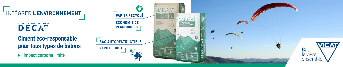 Ciments Vicat : sacs de 25 et 35 kg | POINT.P